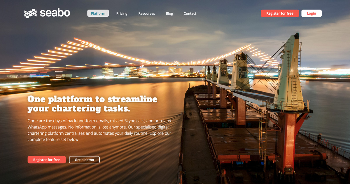 seabo Platform – Market insights, AIS tracking, tools & charter negotiations